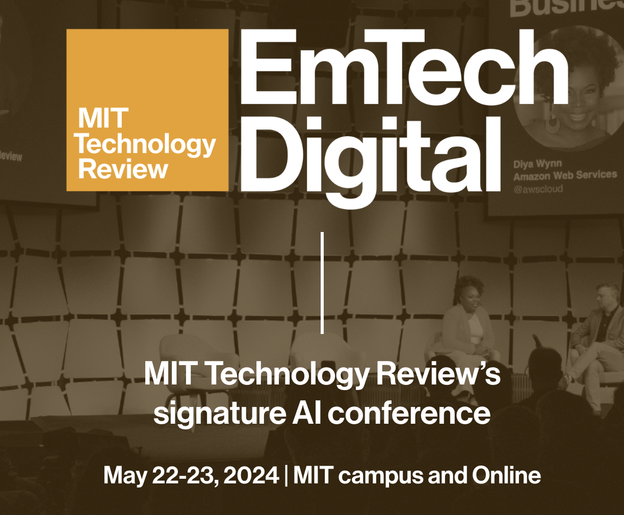 Emtech Digital Mit Technology Reviews Signature Ai Conference Kendall Square 